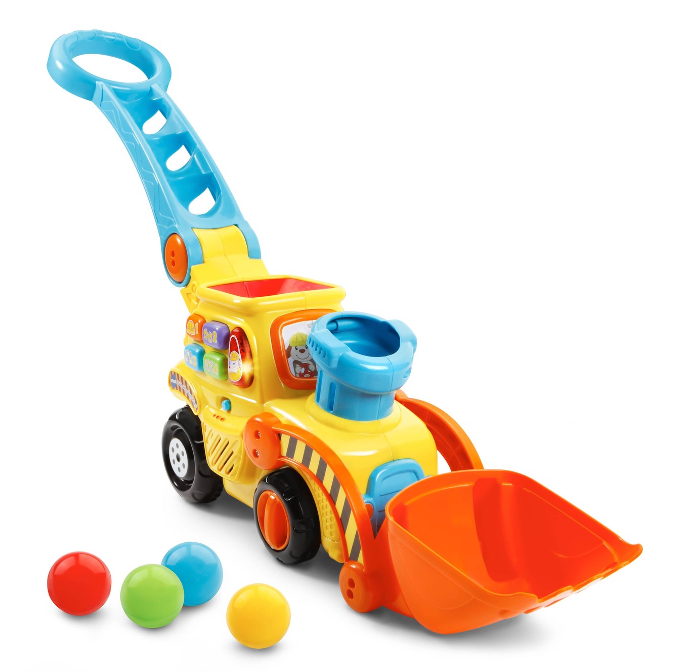 Pop-a-Balls™ Push & Pop Bulldozer™ | Infant Learning | VTech Toys Canada