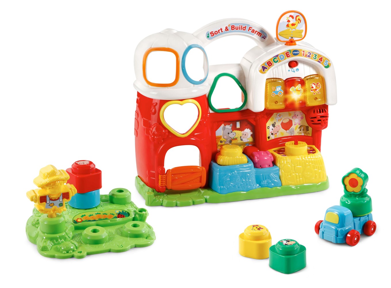 Sort & Build Farm™ | Preschool Learning | VTech Toys Canada