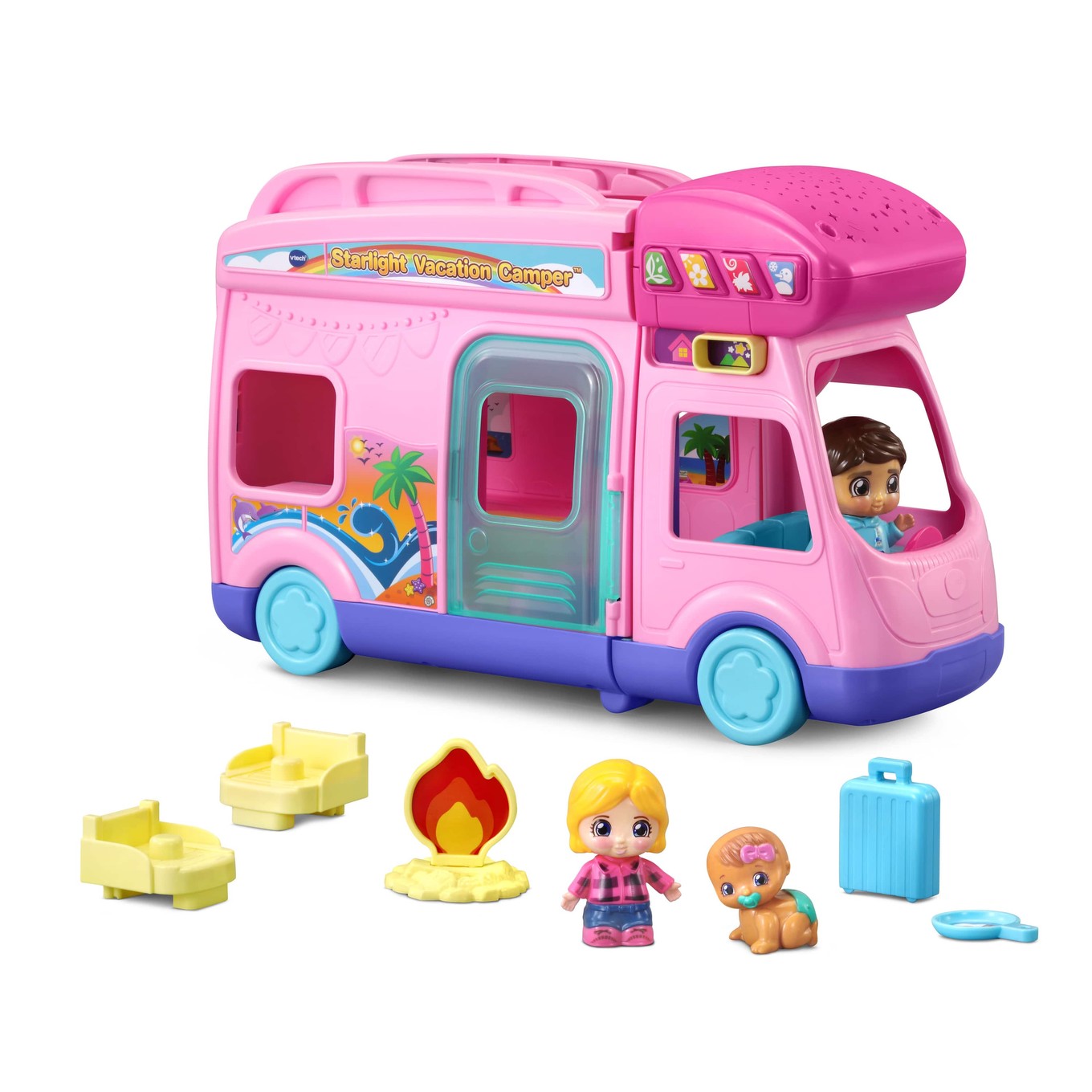 VTech® Starlight Vacation Camper™ RV Playset With Starry Light Show