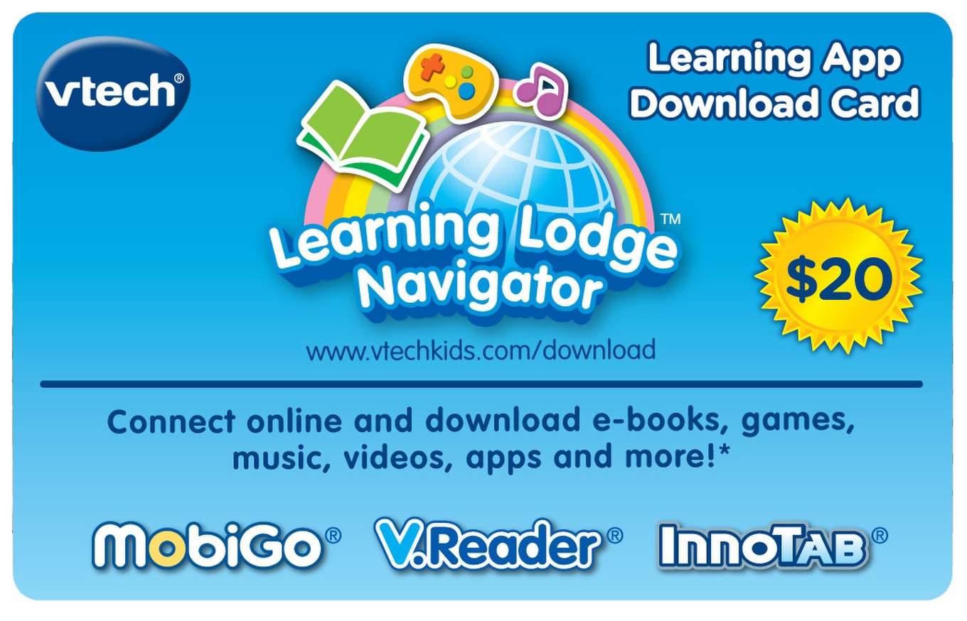 Learning Lodge Gift $20 Download Card | Others | VTech Jouets Canada