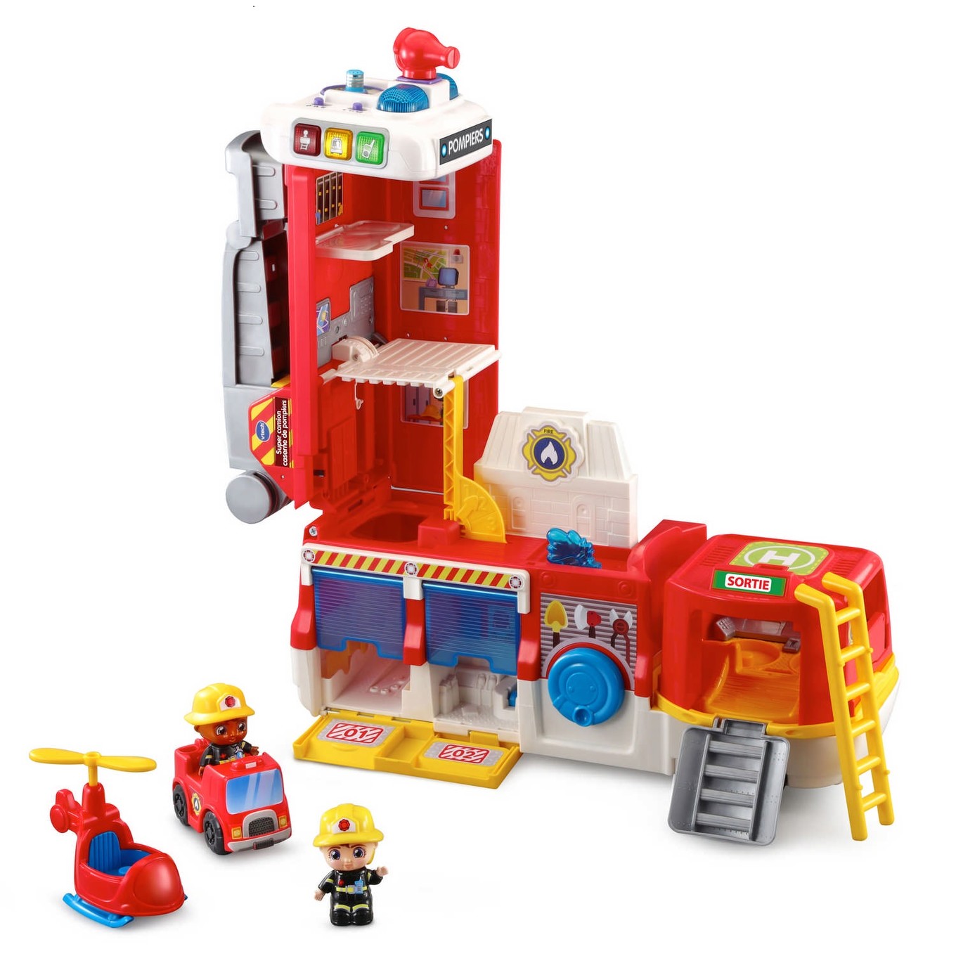 Super camion caserne de pompiers | Apprentissage prescolaire | VTech ...